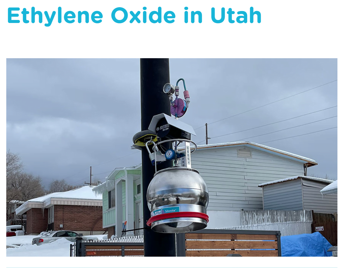 Ethylene Oxide levels, and Sandy Air Quality - Athena VII